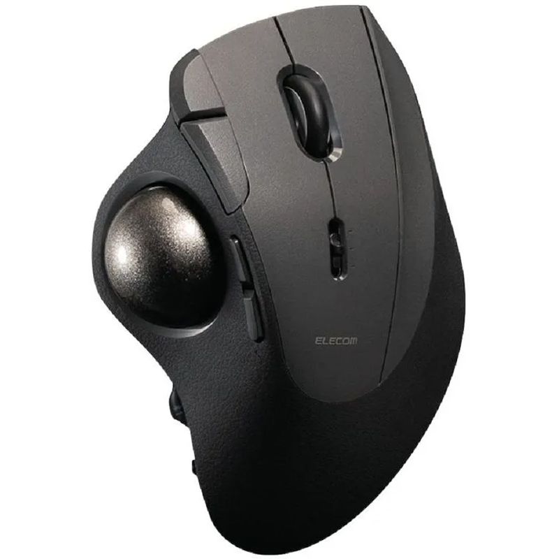 トラックボールマウス/ISTPRO/有線/2.4GHz無線/Bluetooth/36mm/ベアリング支持/10ボタン M-IPT10MRSBK ...