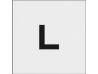 ステンシル L 文字サイズ50×40mm AST-L5040 【 ムラウチドットコム