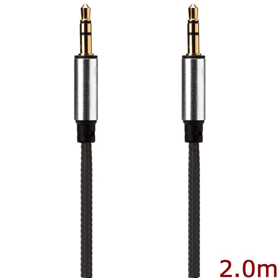 在庫限り PG-AUX20M11BK(ブラック) 2m 3.5mmステレオミニプラグ AUXオーディオケーブル タフ Tough 【 ムラウチ ...