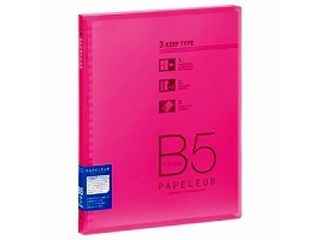 バインダー B5 ピンク LN35P 【 ムラウチドットコム