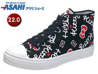 KC41113 サンリオ L011 ミッドカット スニーカー 【22.0cm・3E】 (ハローキティロゴ ) 【 ムラウチドットコム